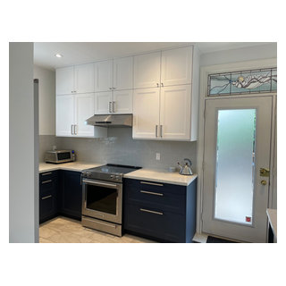 IKEA Kitchen - Axstad White and Axstad Blue - Kitchen - Toronto - by ...