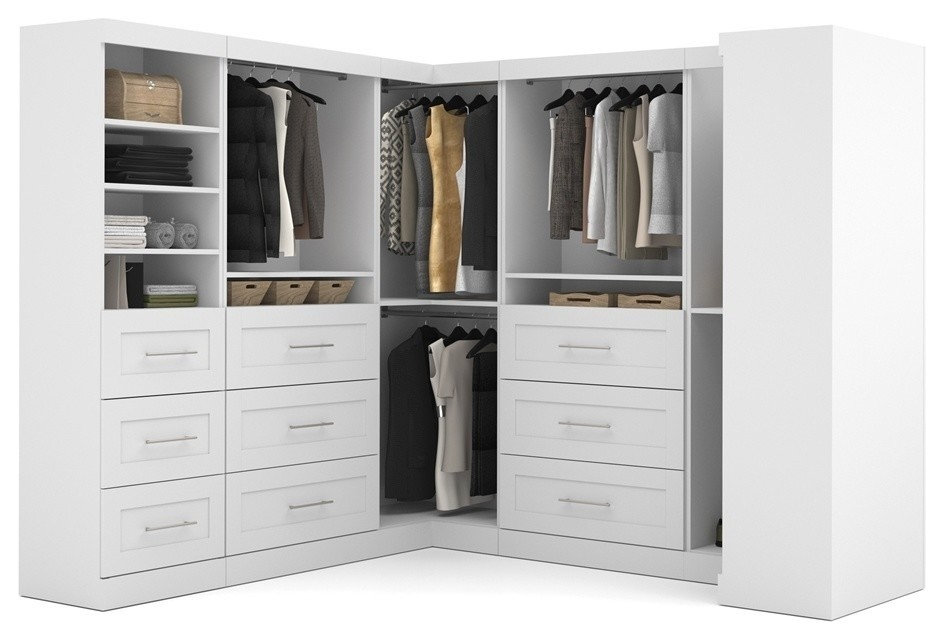 Bestar Pur By Bestar 100 Storage Kit, White - Closet Organizers - by ...