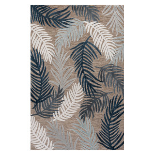Montego Tropical Indoor/Outdoor Runner Rug, 8x10 - Tropical - Outdoor ...