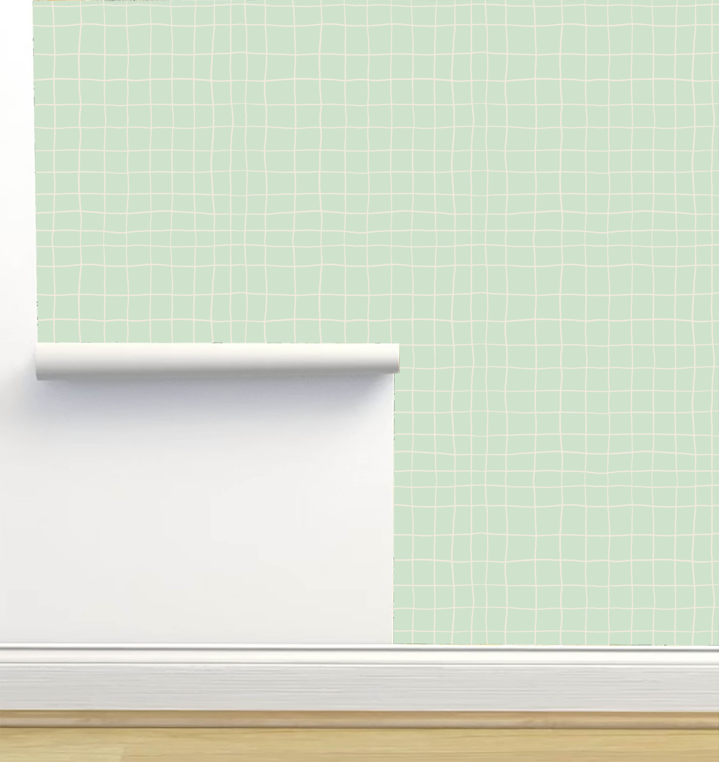 Springfield Green Wallpaper by Amy MacCready, 24"x72" - Farmhouse ...