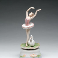 Ballerina With Swan Music Box, Tune: Swan Lake - Traditional ...