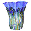 GlassOfVenice Murano Glass Oceanos Abstract Art Vase - Contemporary ...