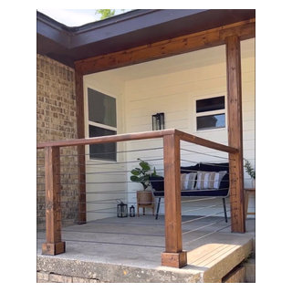 Enhance Your Front Porch's Nice View with Muzata Cable Railing ...