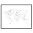 BW Maps World Map Coloring Poster - Contemporary - Prints And Posters ...