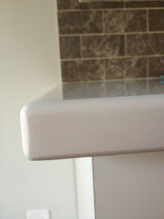 Looking for pictures of eased and quarter round countertop edges