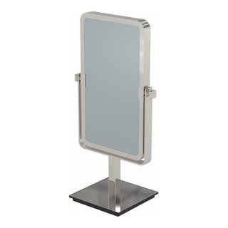 Rectangular Free Standing Mirror With 3X and 1X Magnification ...