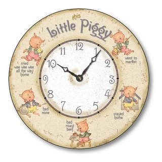 Vintage-Style Nursery Rhyme Clock - Victorian - Wall Clocks - by Fairy ...