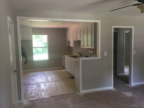 Awkward Kitchen Wall Cabinet Space