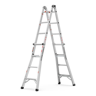 Multifunctional Aluminum Alloy Telescopic Ladder A-type Ladder Straight ...