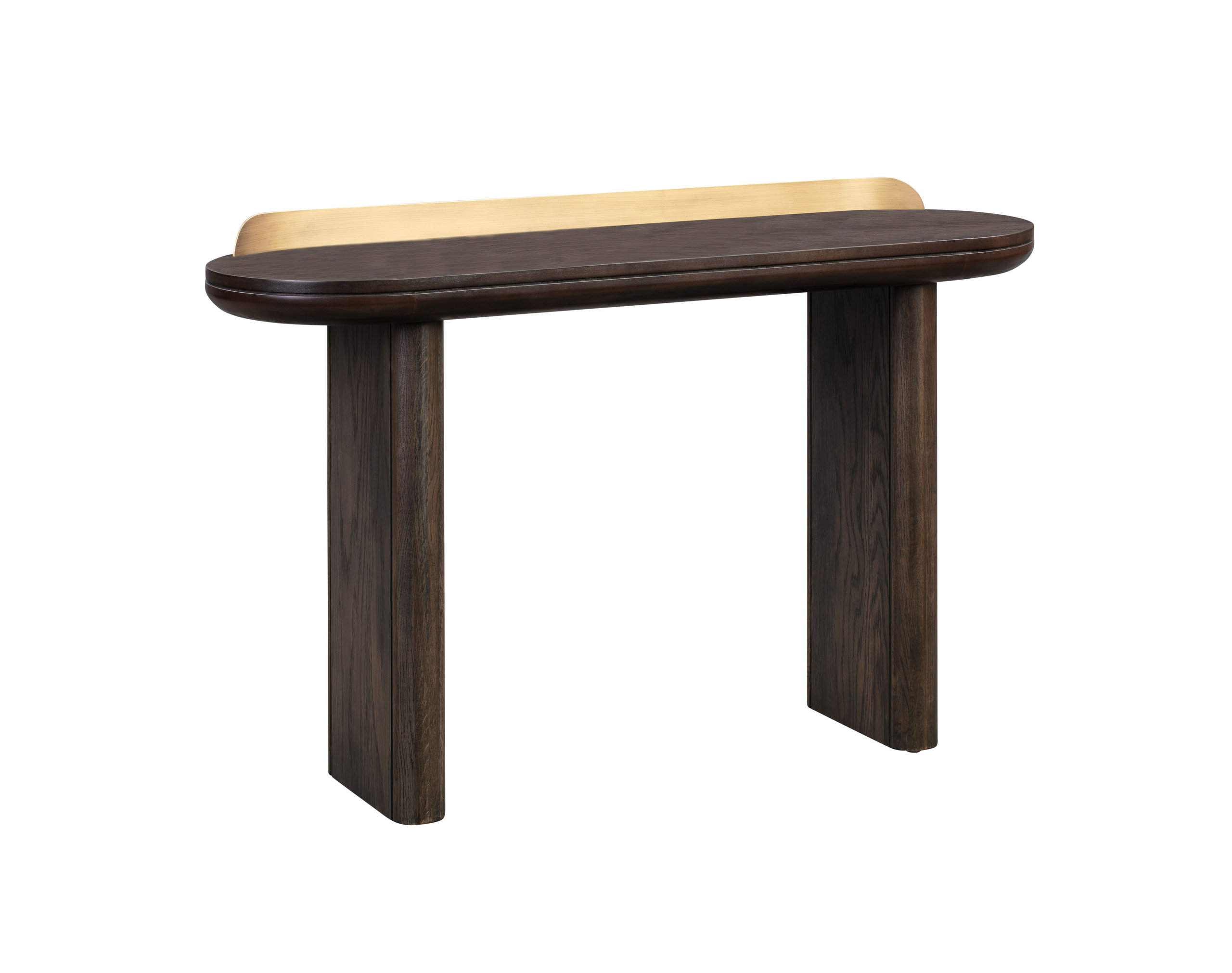 Braden Brown Desk/Console Table - Brown - Transitional - Console Tables ...