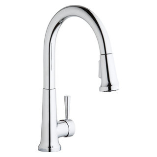 Elegant Kitchen Faucet, Single Lever & 3 Functions Spray Head ...
