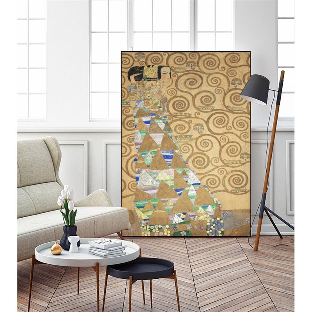 Giant Art Canvas 24x36 Expectation Framed in Yellow - Contemporary ...