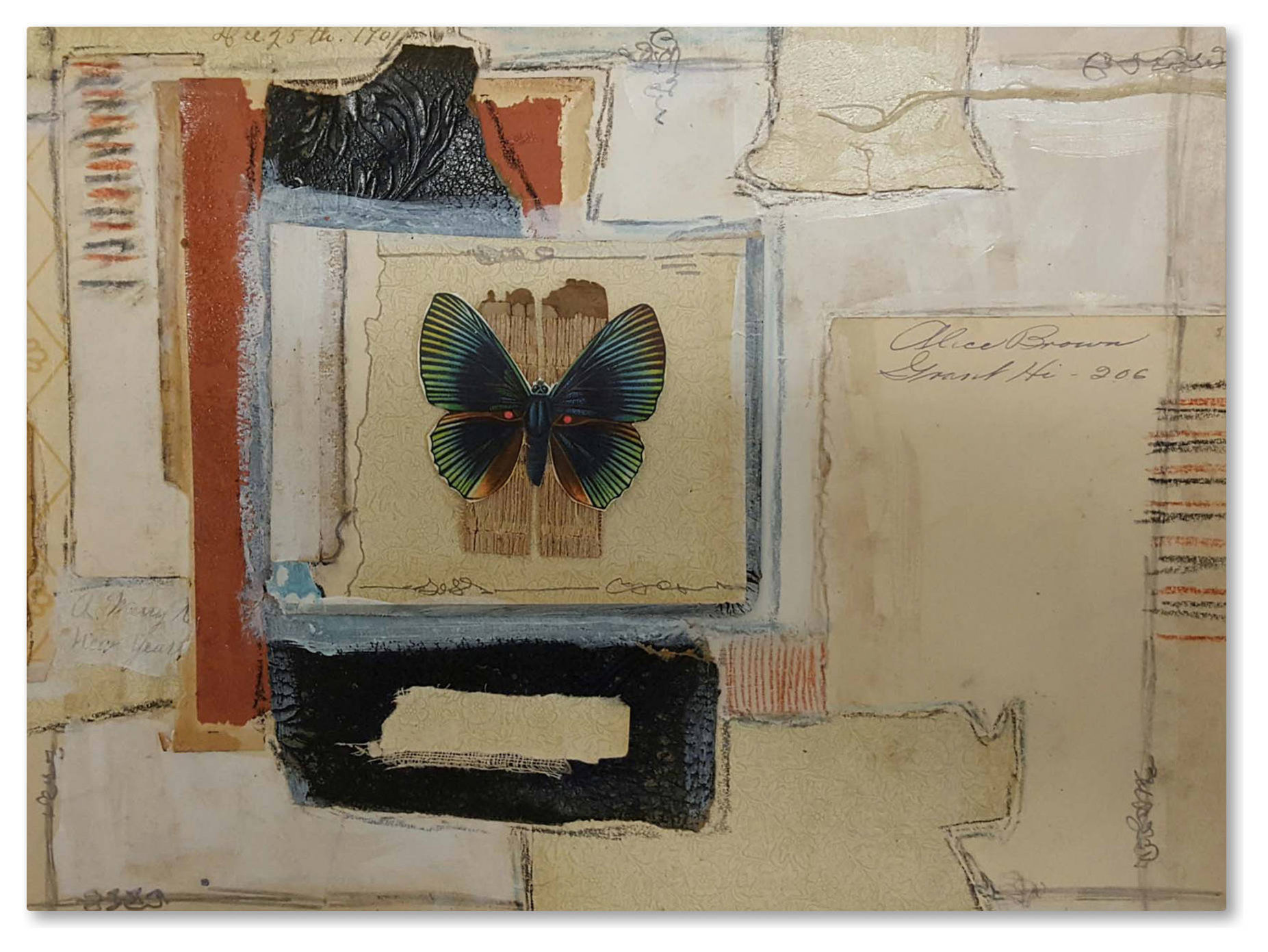 Vintage Gypsy 'Paper Butterfly' Canvas Art, 35"x 47" - Contemporary ...