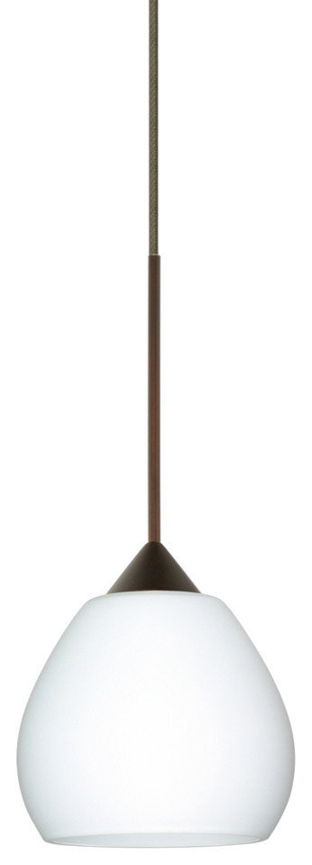 Tay Tay 1 Light Pendant Lighting, Bronze - Contemporary - Pendant ...