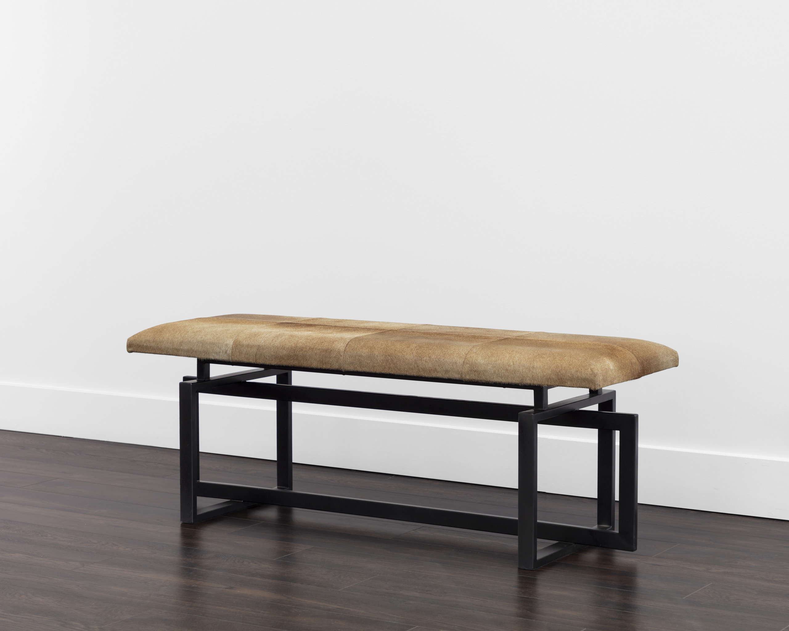 Pilar Bench Brown - Transitional - Upholstered Benches - by Sunpan ...