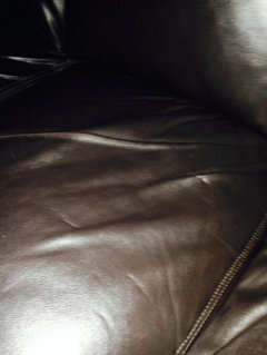 Reupholster leather sofa?