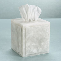 Cremona Alabaster Tissue Box Cover - Transitional - Tissue Box Holders ...