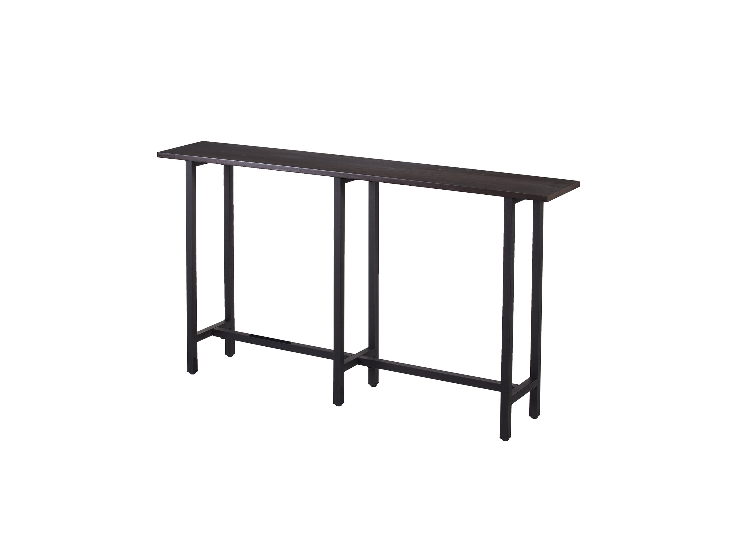 Rolling Long Narrow Console Table - Industrial - Console Tables - by ...