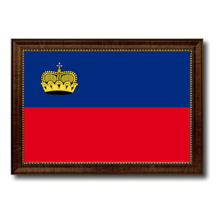 Liechtenstein Country Flag Canvas Print, 15"x21", 19"x27" - Traditional ...