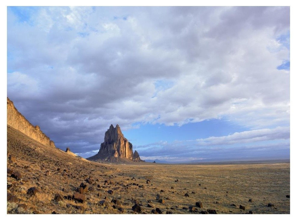 "Shiprock, the basalt core of an extinct volcano, New Mexico" Paper Art ...