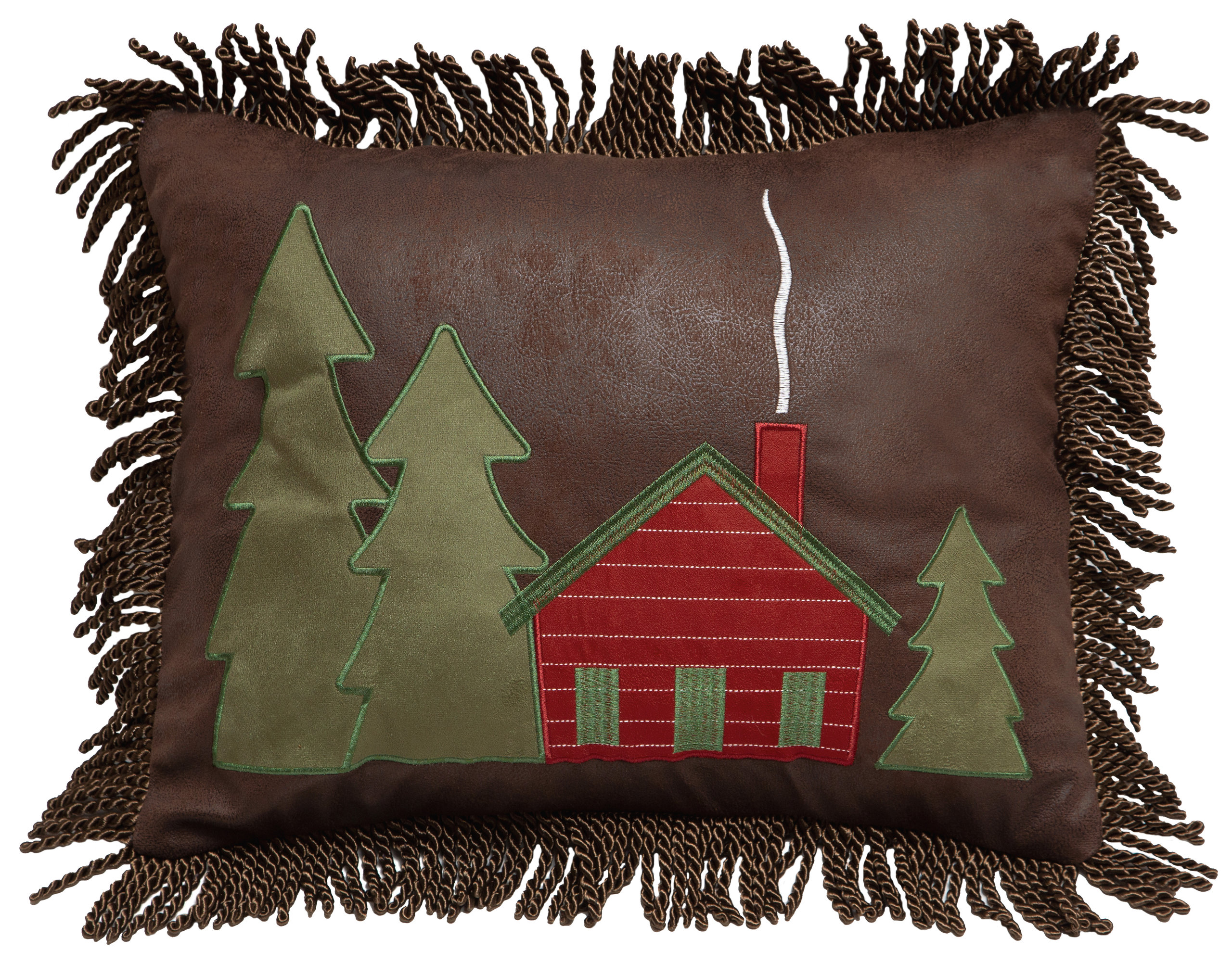 Hidden Cabin Rustic Cabin Throw Pillow, Insert Included, 16"x20 ...