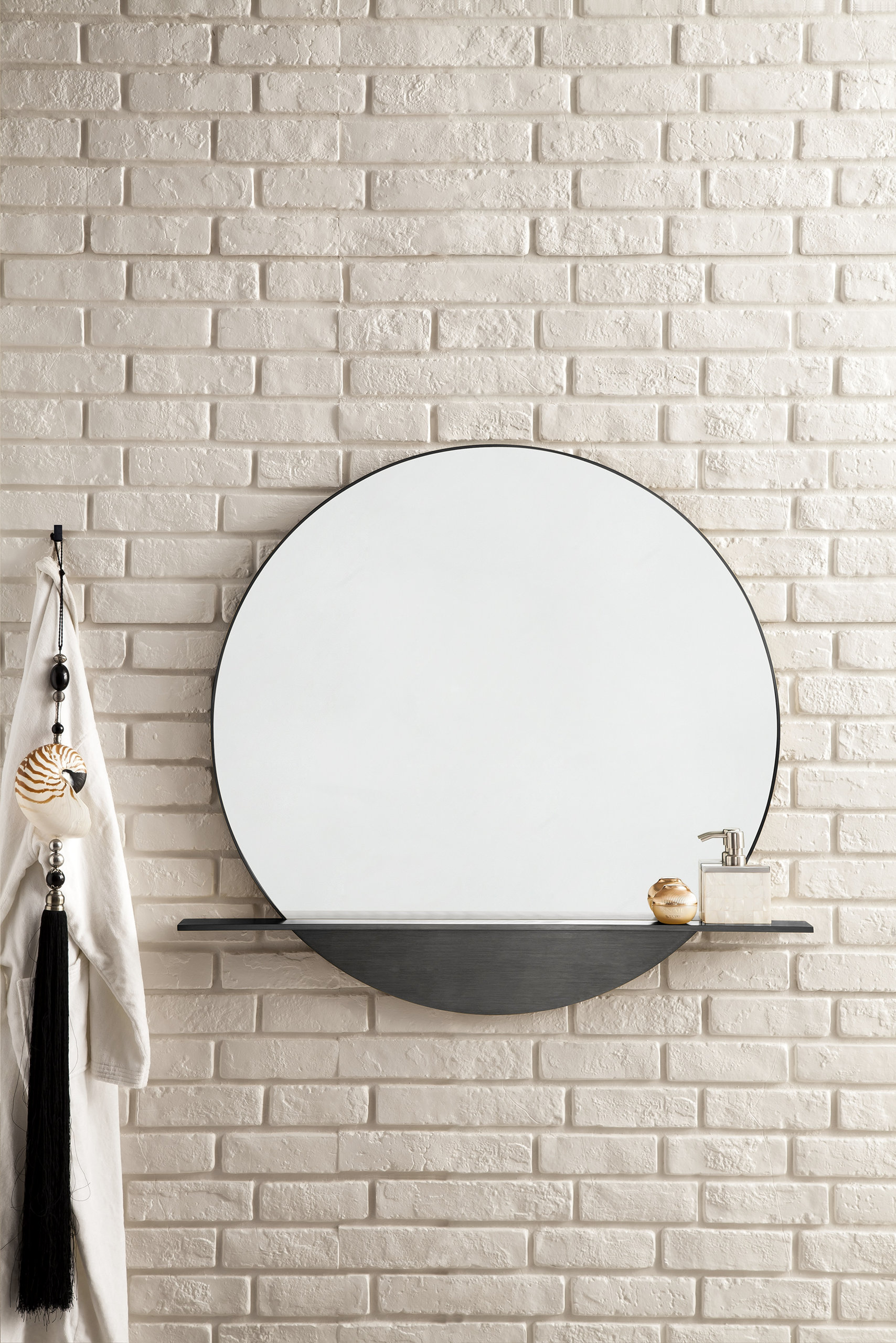 Platform 36" Mirror With Shelf - Transitional - Bathroom Mirrors - by ...