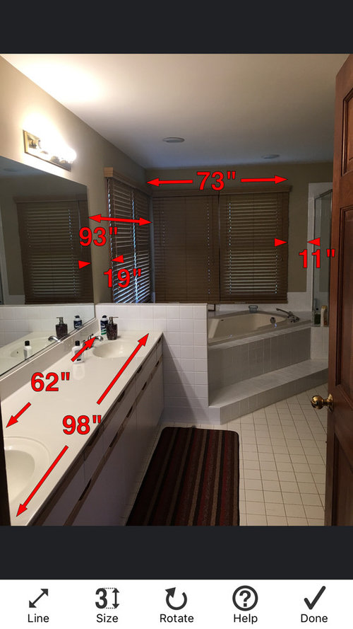 bathtub type and layout | Houzz Forum