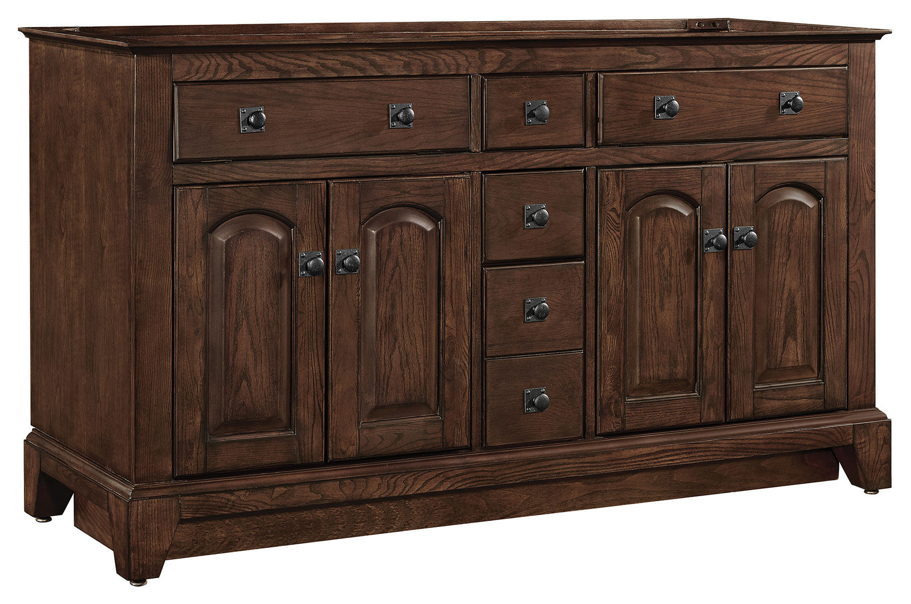 RYVYR V-JAMES-60EC James 60-inch Vanity - English Chestnut ...