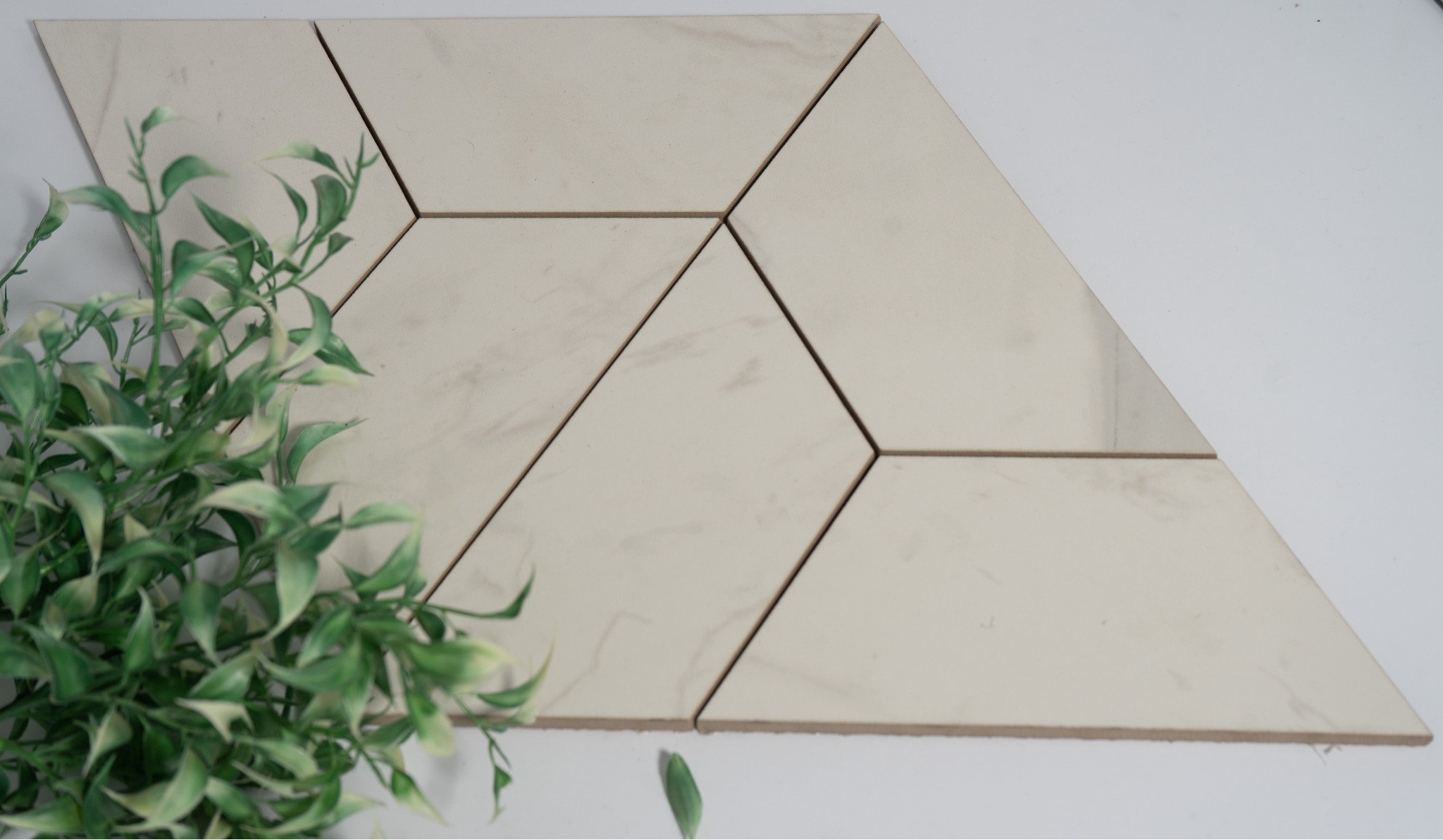 Triangle Porcelain Mosaic Wall & Floor Tile - Contemporary - Wall And ...