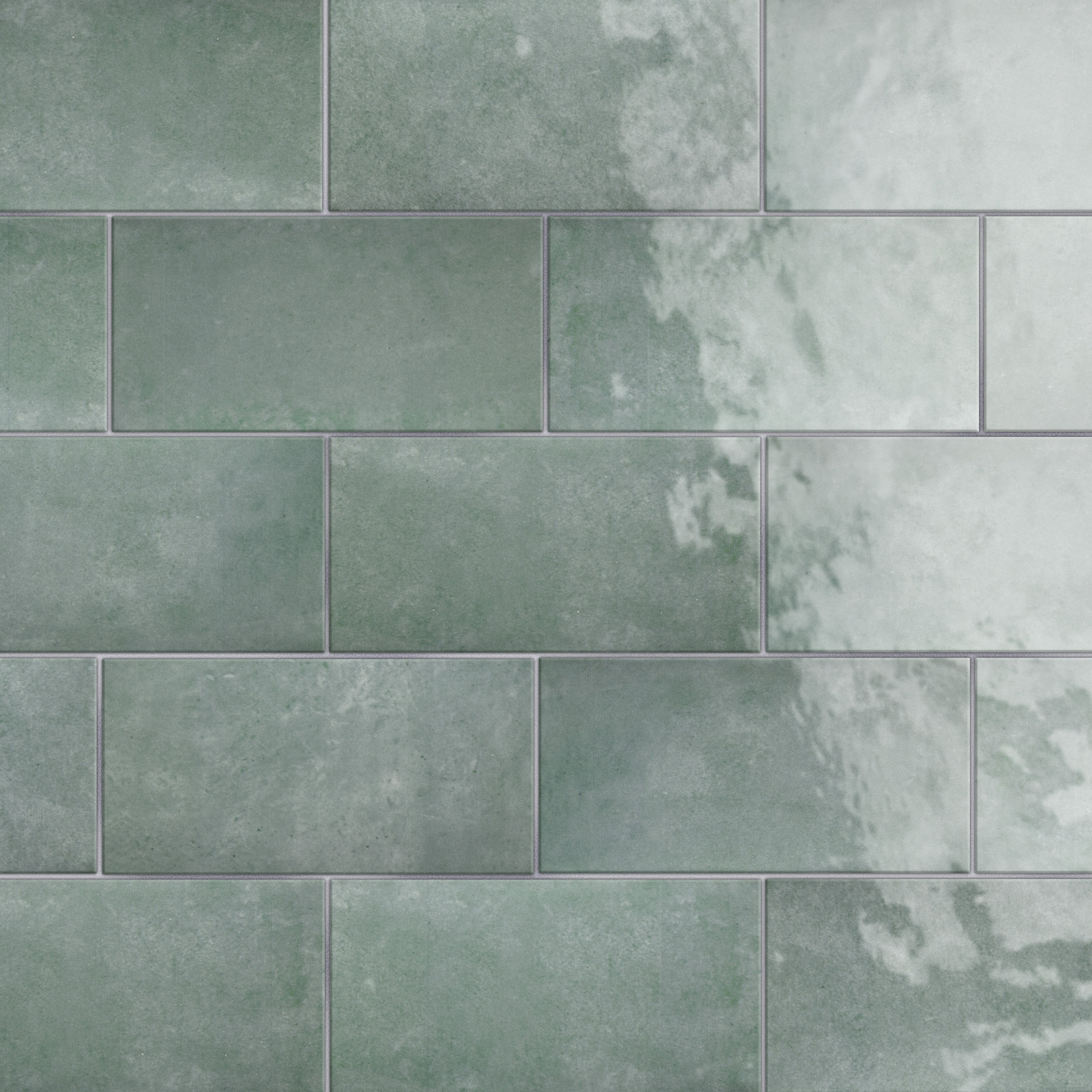 Camden Emerald Ceramic Wall Tile Sample - Wall And Floor Tile - by ...