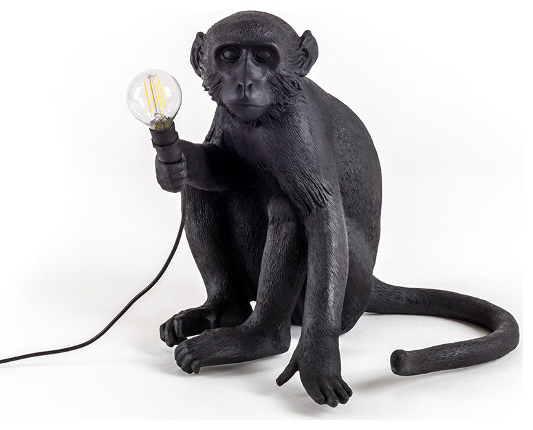 Monkey Sitting Table Lamp - Eclectic - Table Lamps - by AFB Decor | Houzz
