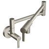 Moen Modern Pot Filler 2-Handle Kitchen Faucet - Transitional - Pot ...
