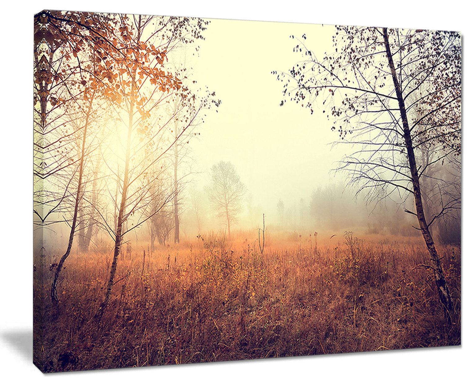 "Beautiful Natural Landscape With Trees" Extra Large Wall Art ...