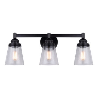 Canarm IVL1097A03 Declan 3 Light 25"W Vanity Light - Transitional ...