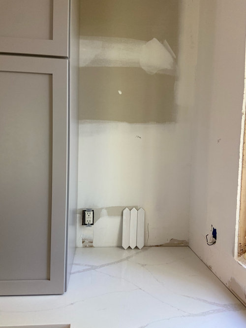 Backsplash too white?