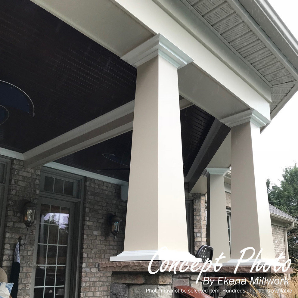 Endura-Craft Craftsman Classic, Square Tapered, Raised Panel Column, 16 ...