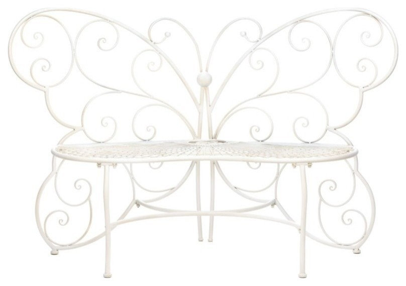 Butterfly Garden Bench - Contemporary - Outdoor Benches - by ...
