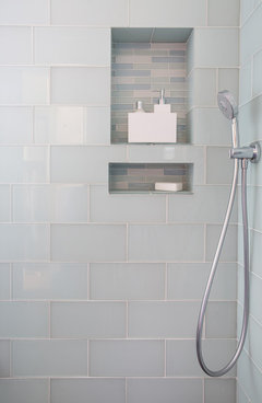 New Shower - Shampoo and Soap ledge/holder ideas!