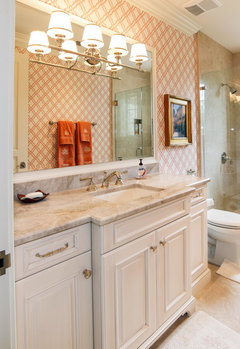 Shower floor tile to go with Taj Mahal | Houzz Forum