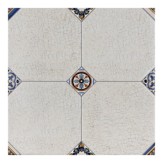 Manises Porcelain Floor and Wall Tile, Blanco, Sample - Contemporary ...