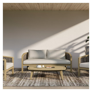 Parkside Outdoor Coffee Table - Contemporary - Outdoor Coffee Tables ...