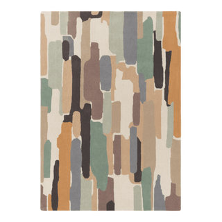 Hand Tufted Harlequin Area Rug HQL-8039, 5'x8' - Contemporary - Area ...