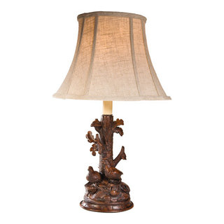 2 Quail Lamp - Traditional - Table Lamps - by Lodgeandcabins | Houzz