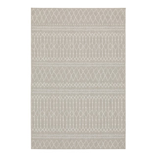 Portofino 670H4 Gray/Ivory Rug, Rectangle 7'10"x10' - Scandinavian ...