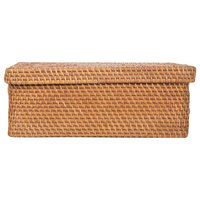 Loma Rattan Storage Box and Shelf Storage Basket - Tropical - Storage ...
