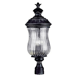 Kenroy Home Troubadour Post Lantern Ebony Pearl Finish - 91106EP ...