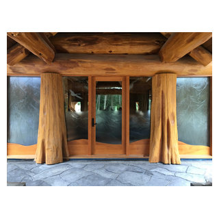Cedar Forest Entryway with Transition - Rustic - Entry - Vancouver - by ...