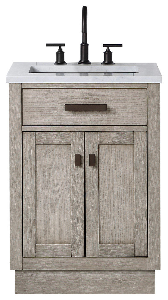 Chestnut 24" Bath Vanity, 24 - Transitional - Bathroom Vanities And ...