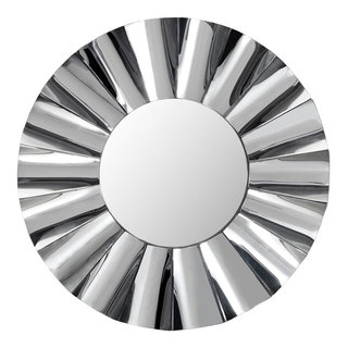 Zuo Modern Wavy Mirror, Clear, 850119 - Contemporary - Wall Mirrors ...