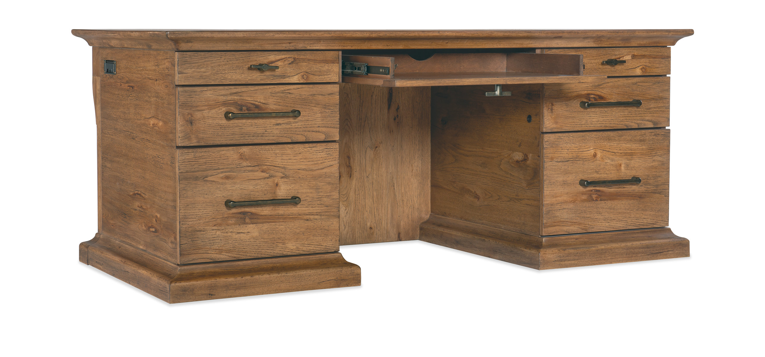 Big Sky Executive Desk - Rustic - Desks And Hutches - by Buildcom | Houzz